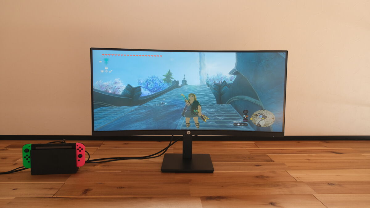 Nintendo Switchはウルトラワイドモニターで遊べる？実際に試して分かったこと。 | seek one