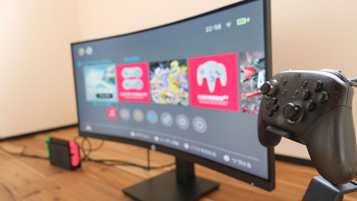 Nintendo Switchはウルトラワイドモニターで遊べる？実際に試して分かったこと。 | seek one